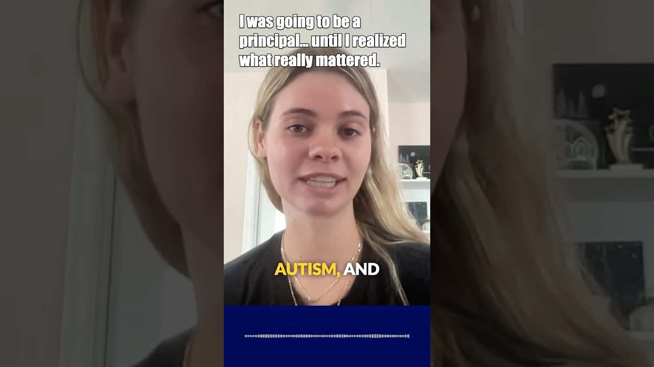 One Student Changed Everything: Why I Chose Special Education Over Becoming a Principal 💙📚 #shorts