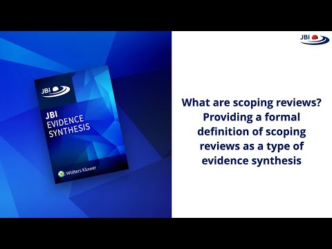 What are scoping reviews?