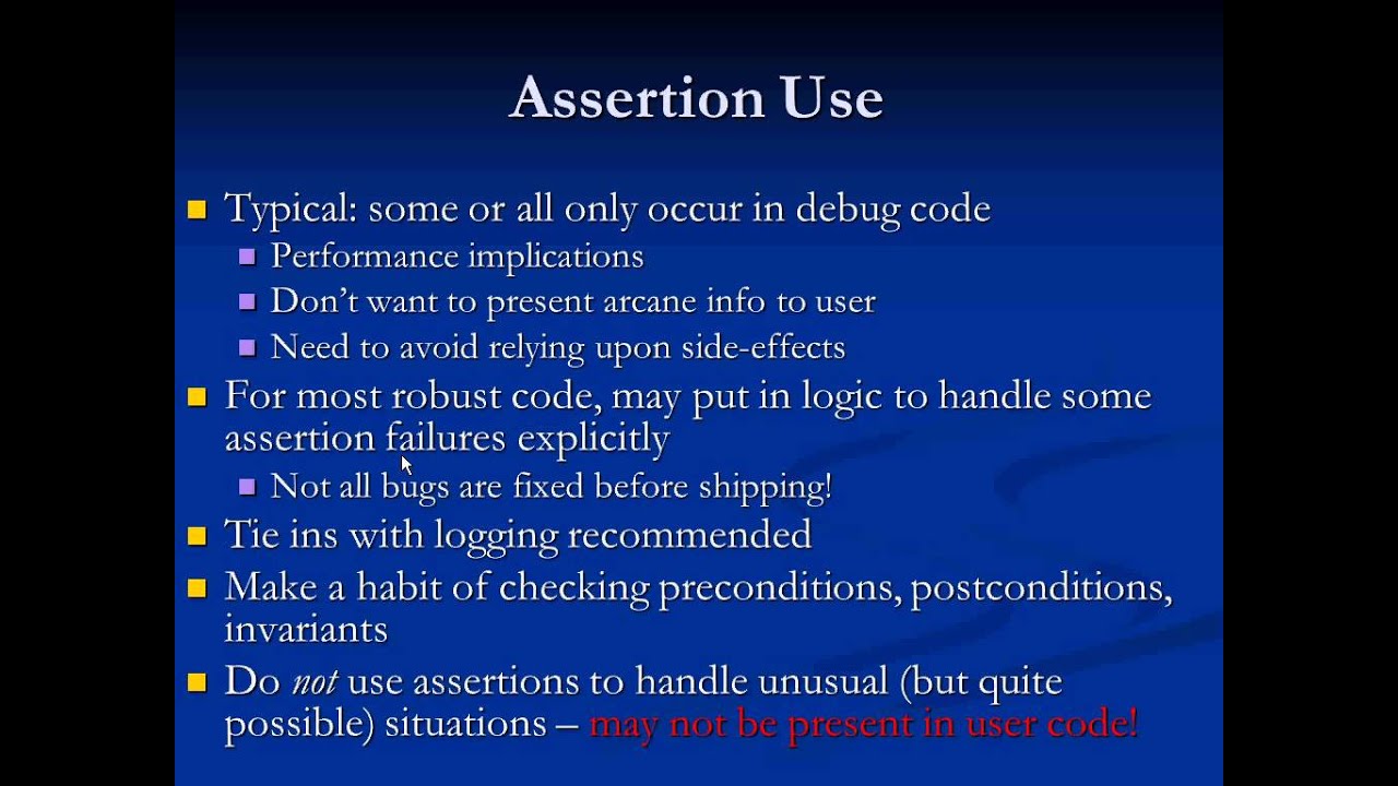 Assertions