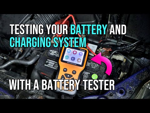 Testing Your Car Battery and Charging System/Alternator with Battery Tester MP0515A