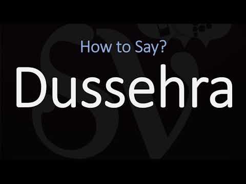 How to Pronounce Dussehra? (CORRECTLY)