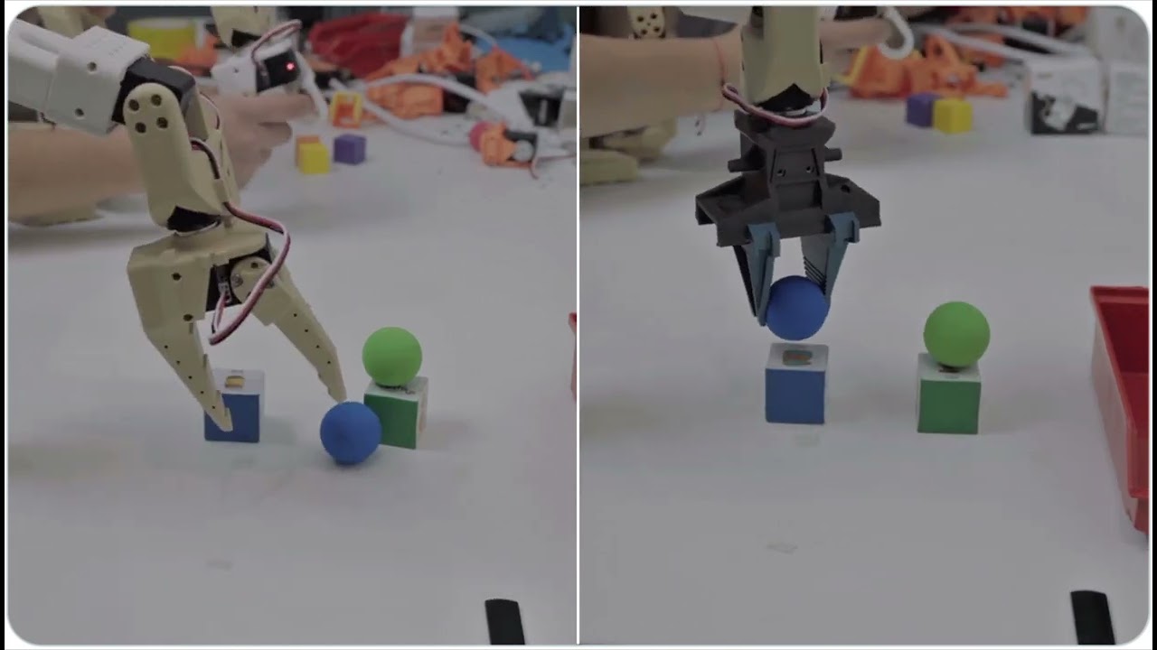 Angular gripper vs Parallel Gripper SO101