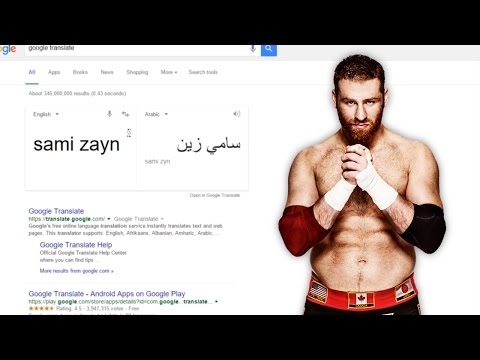 What Sami Zayn In Arabic Means In English Will Blow Your Mind
