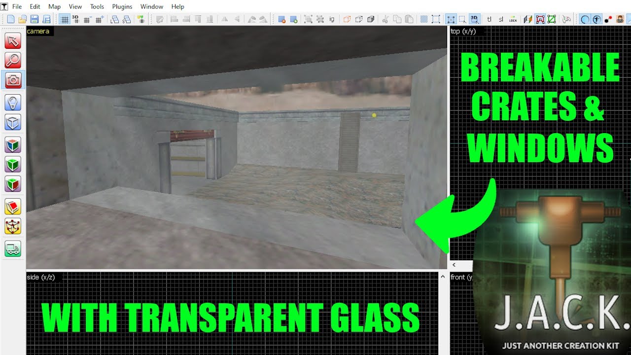 Half-Life Mapping Tutorial #14 - Transparent Glass & Breakables