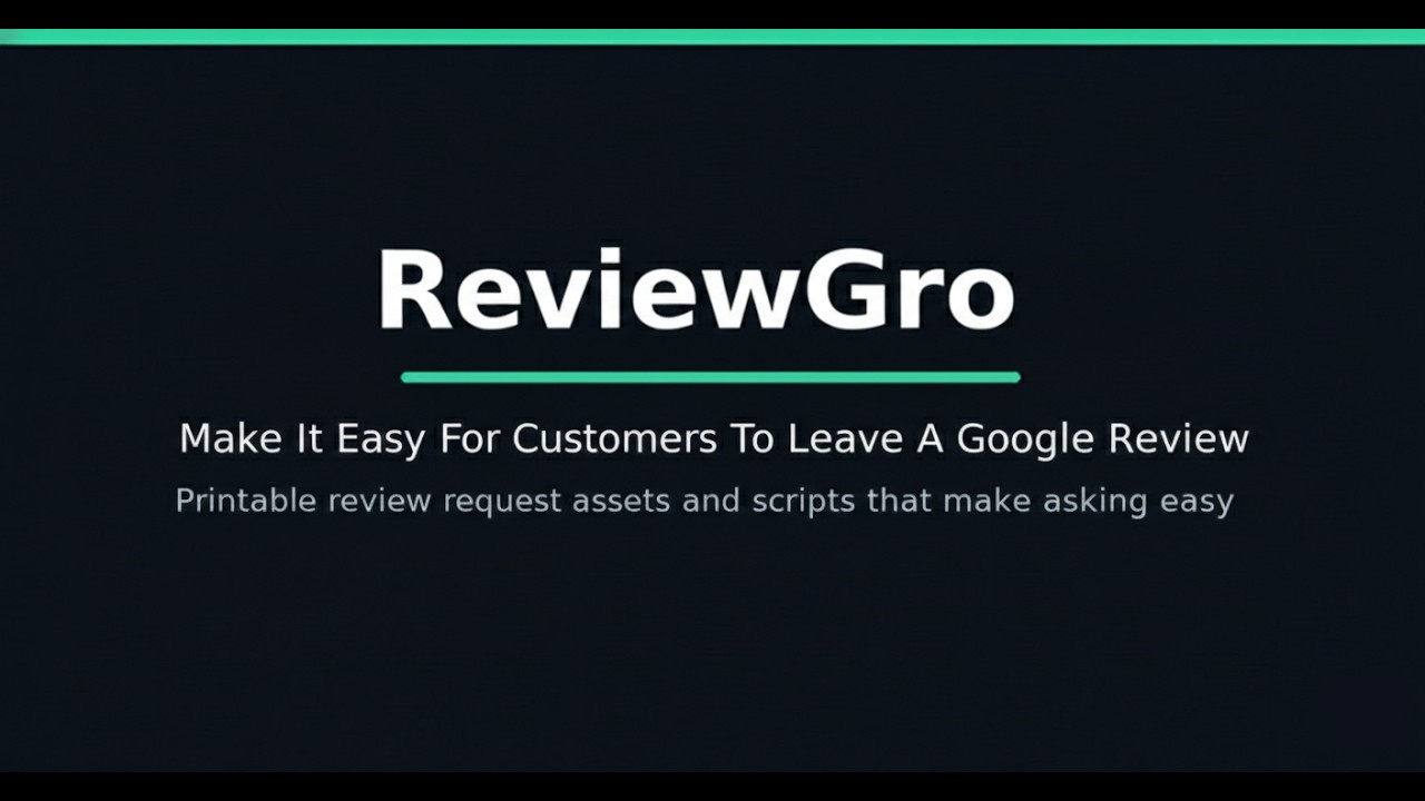 ReviewGro Demo & Setup Tutorial (Get More Google Reviews Fast)