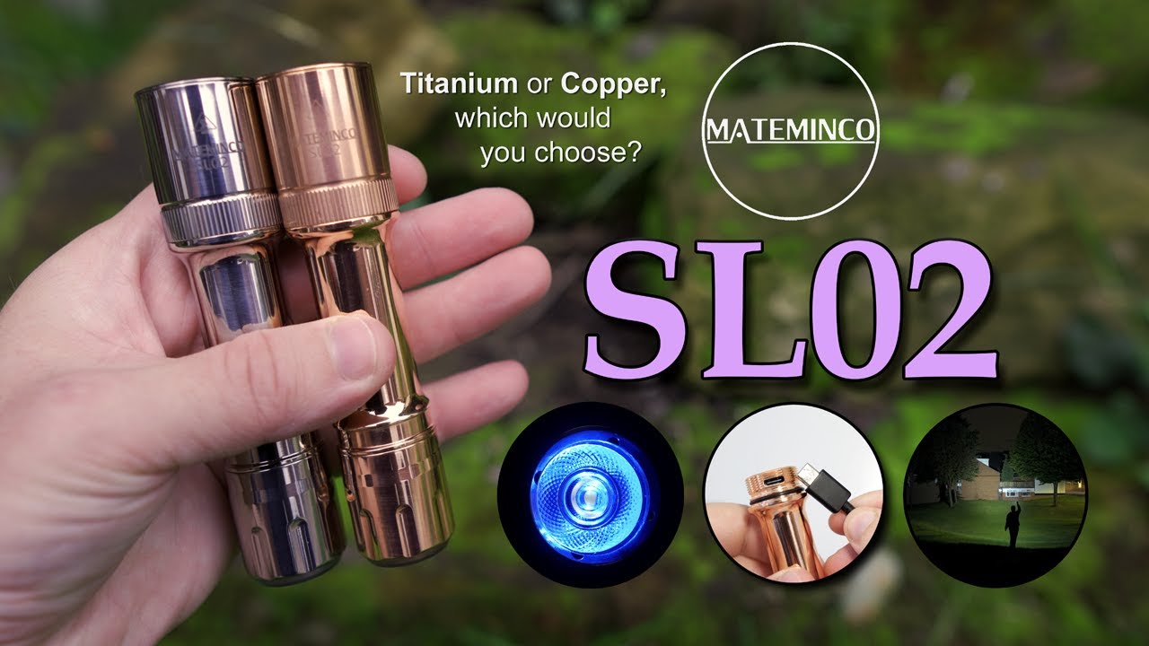 [Review] Titanium or Copper? My review of the stylish MATEMINCO SL02 "...COME ON IN RGB LOVERS ...
