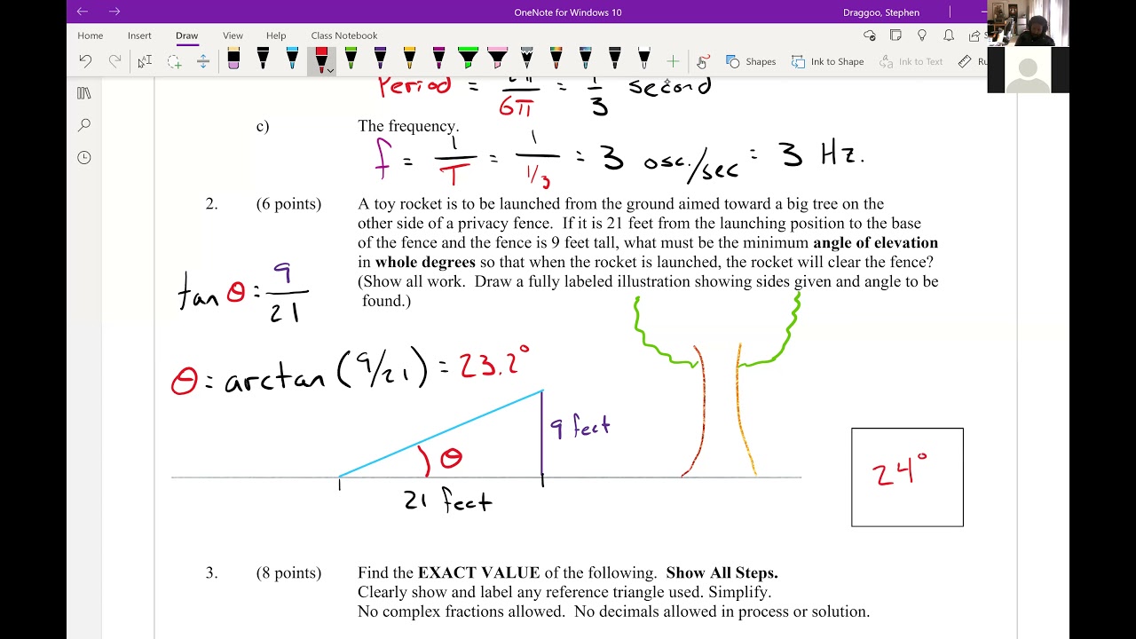 MTH 114 Practice Exam 3
