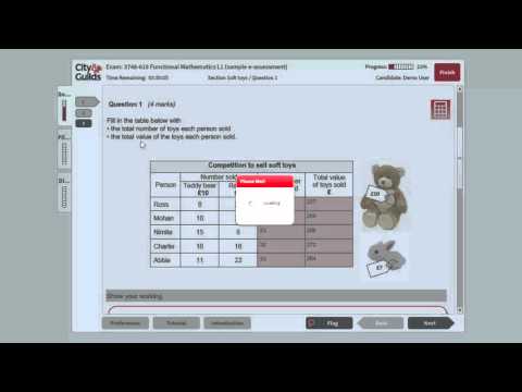 City and Guilds - Functional Skills Maths Level 1 Sample Assessment 1