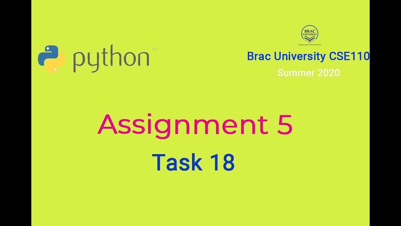 Problem_Solving using Function with Python | Assignment 5 Task 18 | Brac University CSE110
