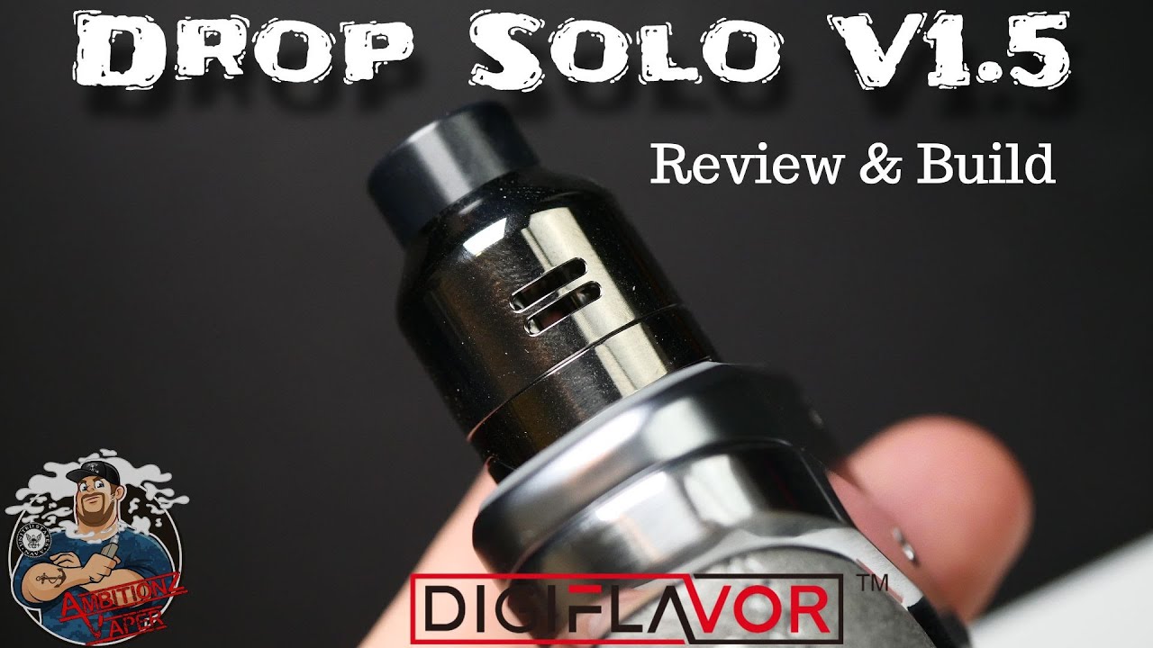 Drop Solo V1.5 RDA by Digiflavor Review & Build