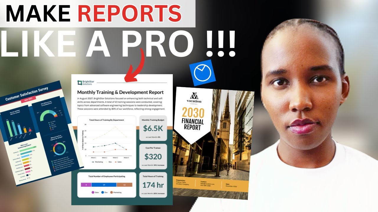 How to Design Reports with AI (Tutorial Using Venngage)