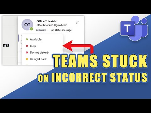 FIX: MS Teams - Stuck on Wrong Status (e.g. "Offline" or "Out of Office")