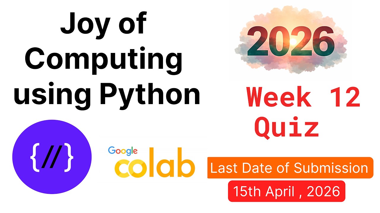 NPTEL Joy of Computing Using Python Week 12 🔥 All Programming Solutions + Code Link (2026)
