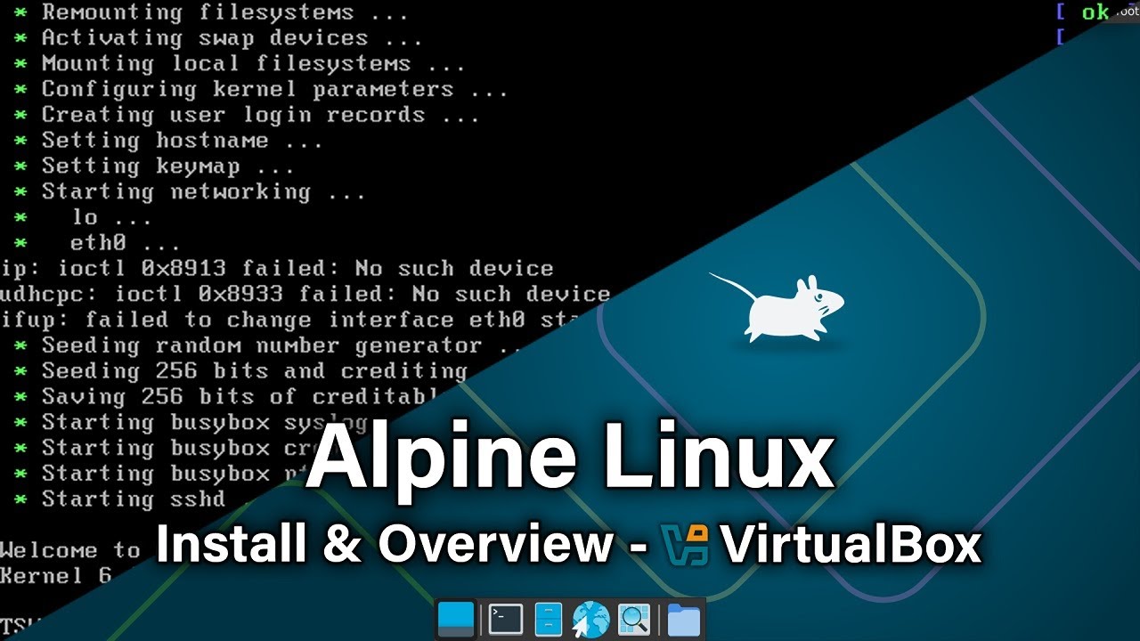 Alpine Linux : Small, Simple, Secure - Install & Overview
