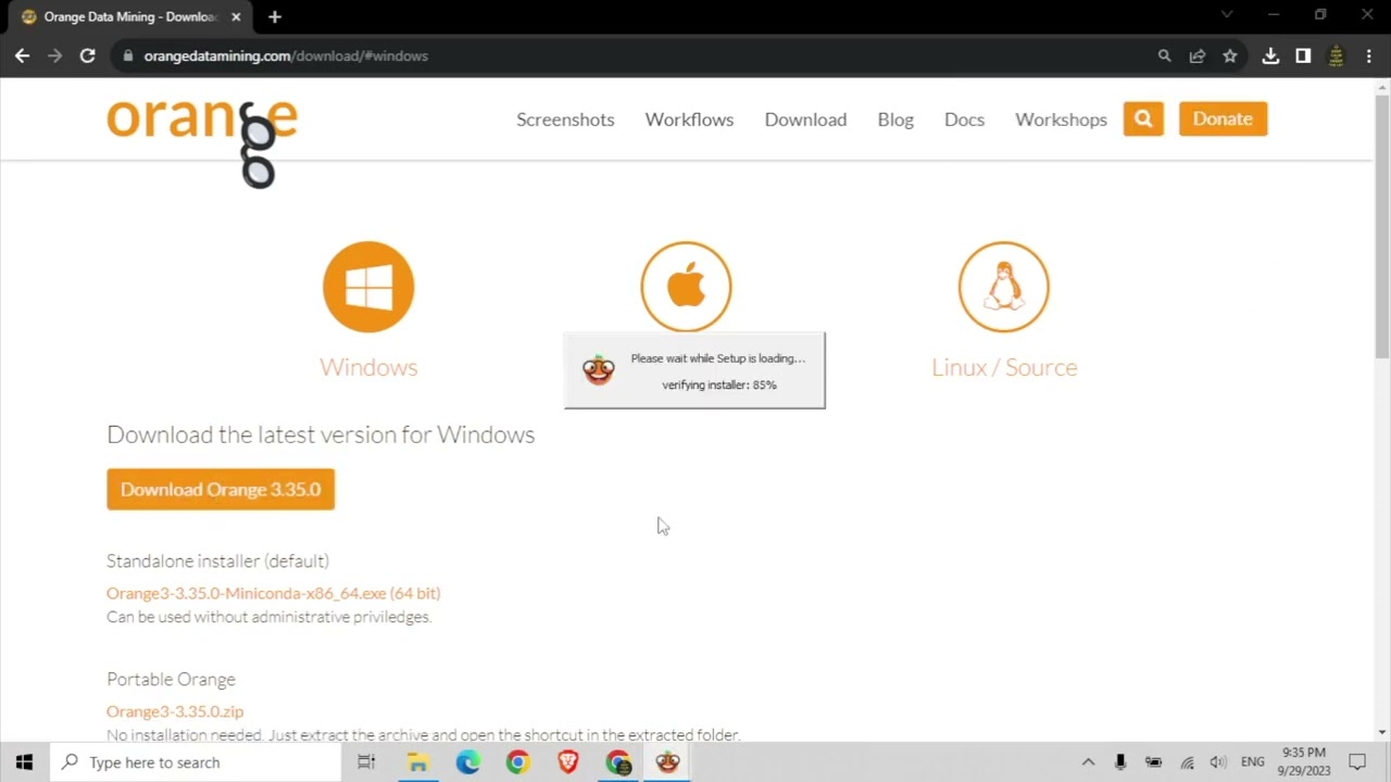 Tutorial 1. How to Install Orange Data Mining?