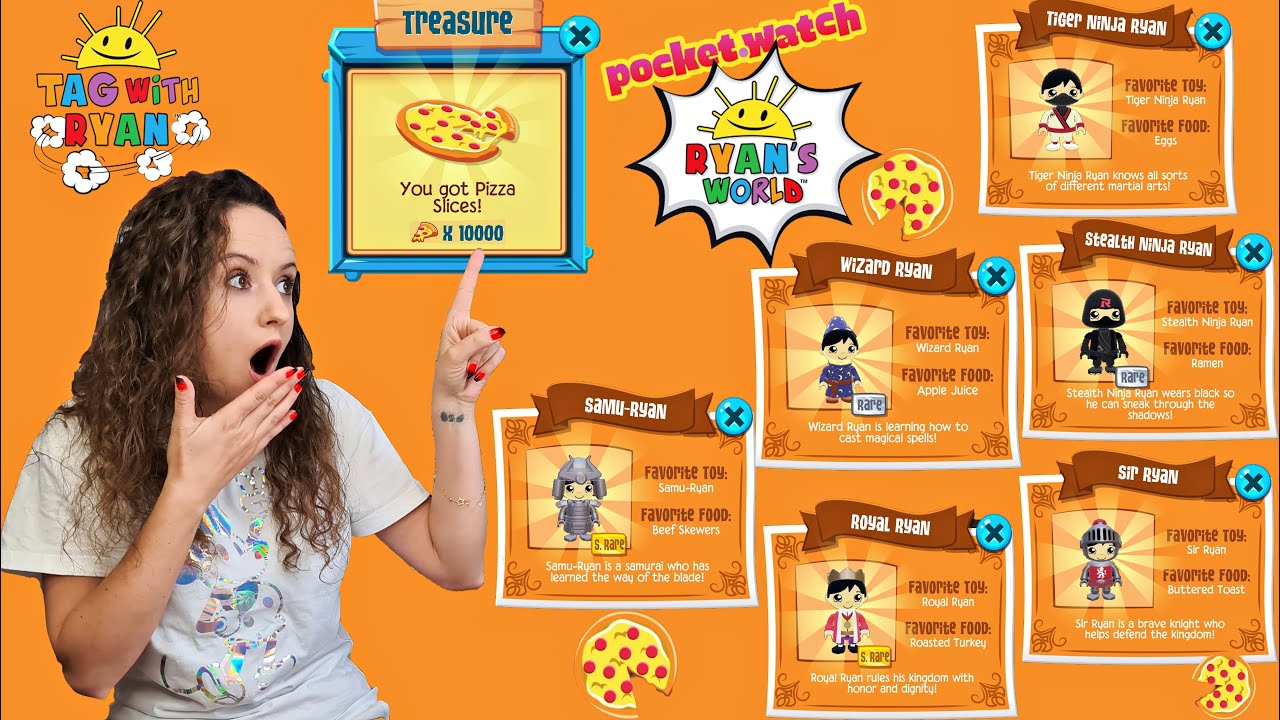 Tag with Ryan Version 1.12.2 Summer Adventure! Free Game Code From Pocket.Watch & Ryan's World!!!