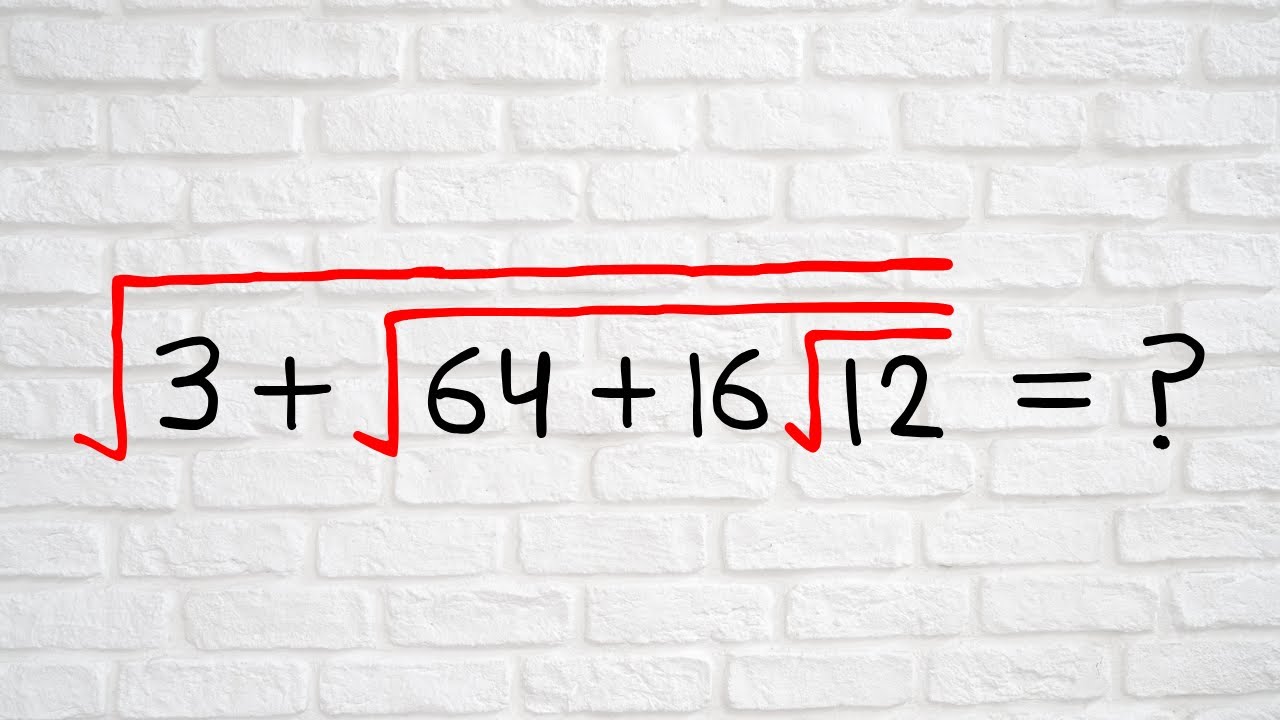 Sweden | A Nice Square Root Algebra Problem | Math Olympiad