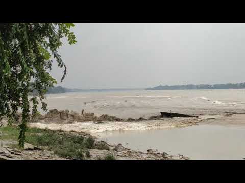 #Tide bore on Bhagirathi-Hoogli(Ganga) River...