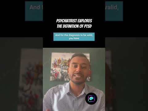 Psychiatrist Explores The Definition Of PTSD #shorts