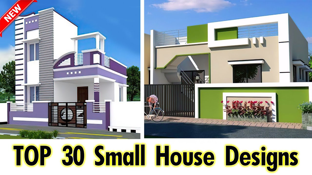 Attractive 30 Small House Front Elevation Designs For India | Ground Floor House Elevation Designs