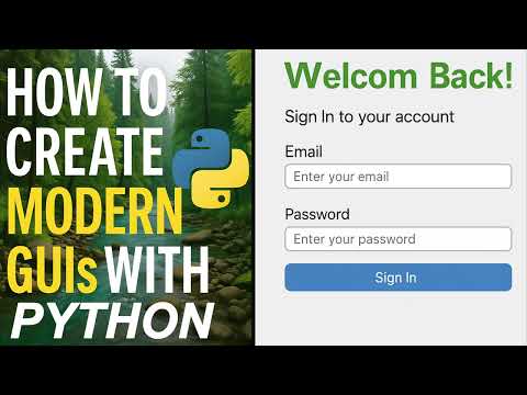 Build a Modern Python Login UI with CustomTkinter