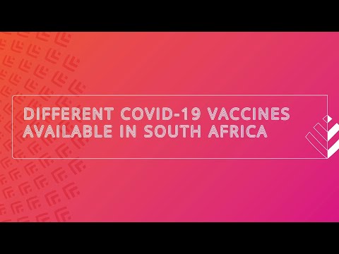 Which COVID-19 vaccines are available in South Africa?
