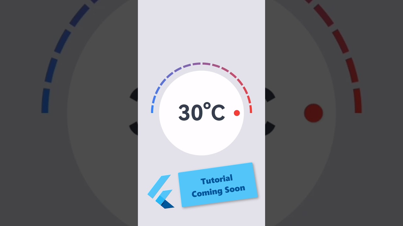 circular slider from scratch  #flutter #design