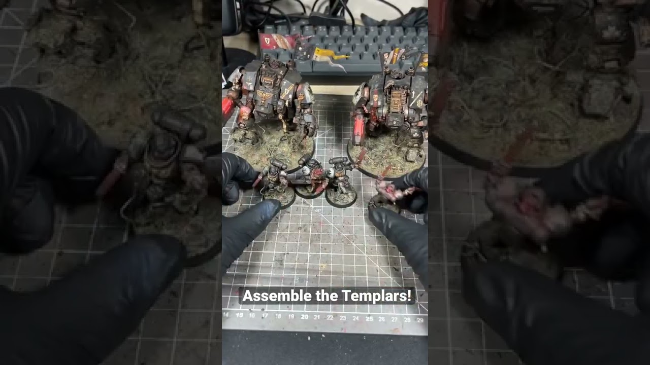 Have you seen this Black Templar force? #warhammer #grimdark