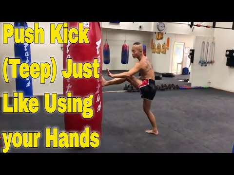 Developing Push Kick's Speed and Power : Muay Thai Naksu Lesson 4