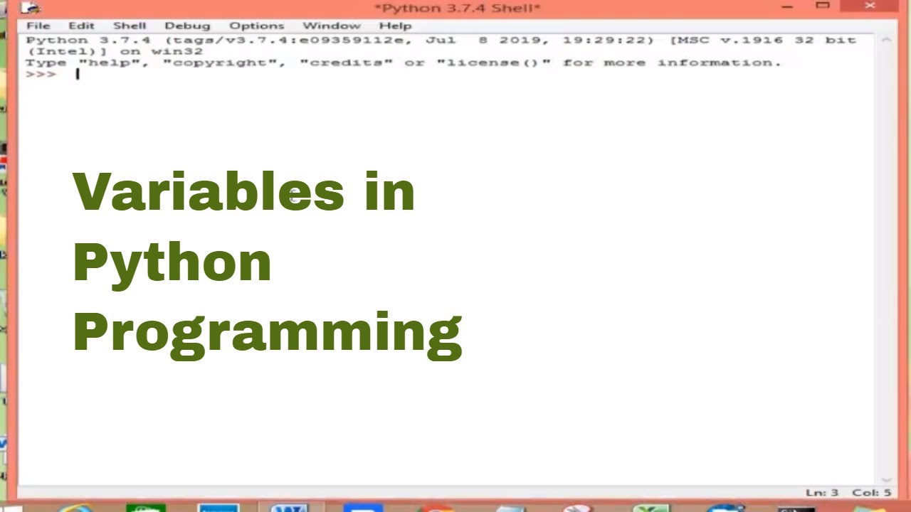 PYTHON TUTORIAL 25: VARIABLES IN PYTHON PART-1 [WITH EXAMPLE]