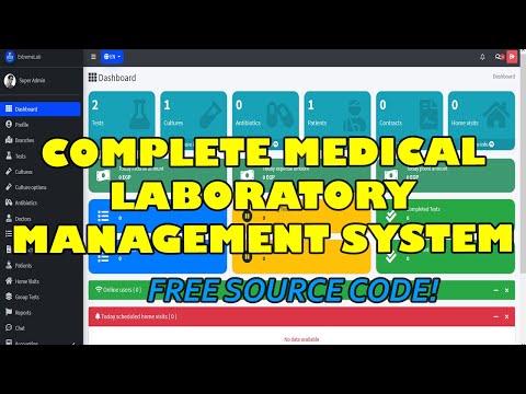 Complete Medical Laboratory Management System using PHP MySQL | Free Source Code Download