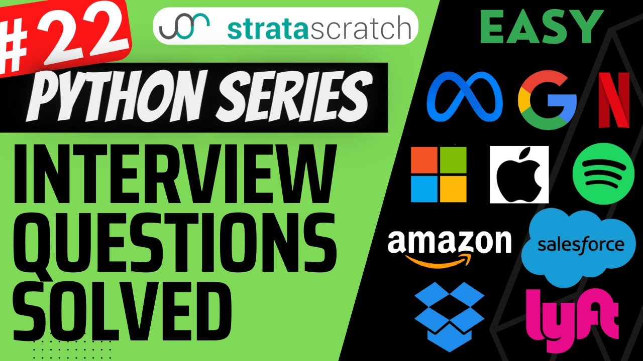 LYFT Interview Question Explained - Python Data Science | 