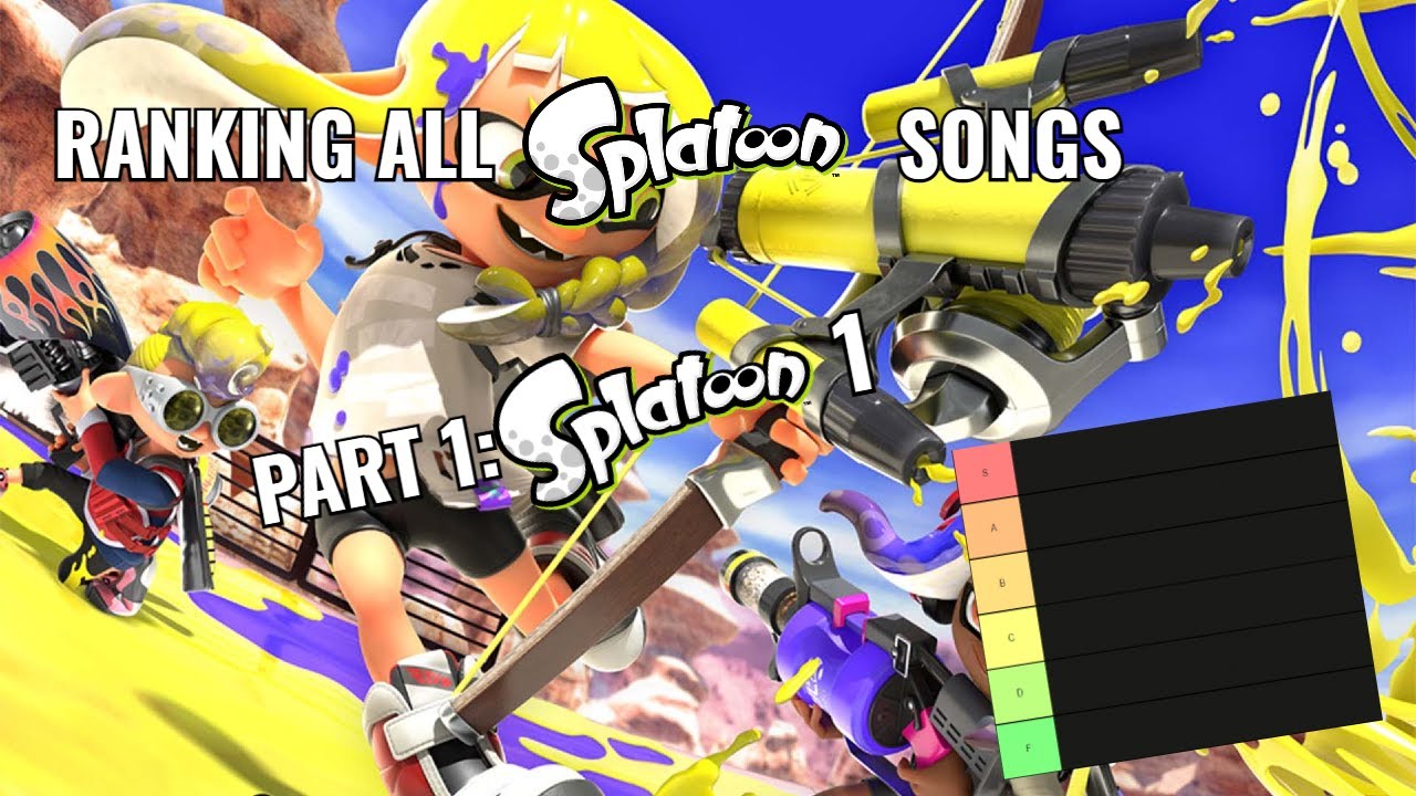 RANKING EVERY SPLATOON SONG (part 1 - splatoon 1)