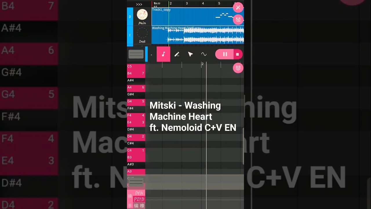 messing around with ou for android ._. #openutau
