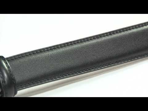 Black Formal Leather Belt