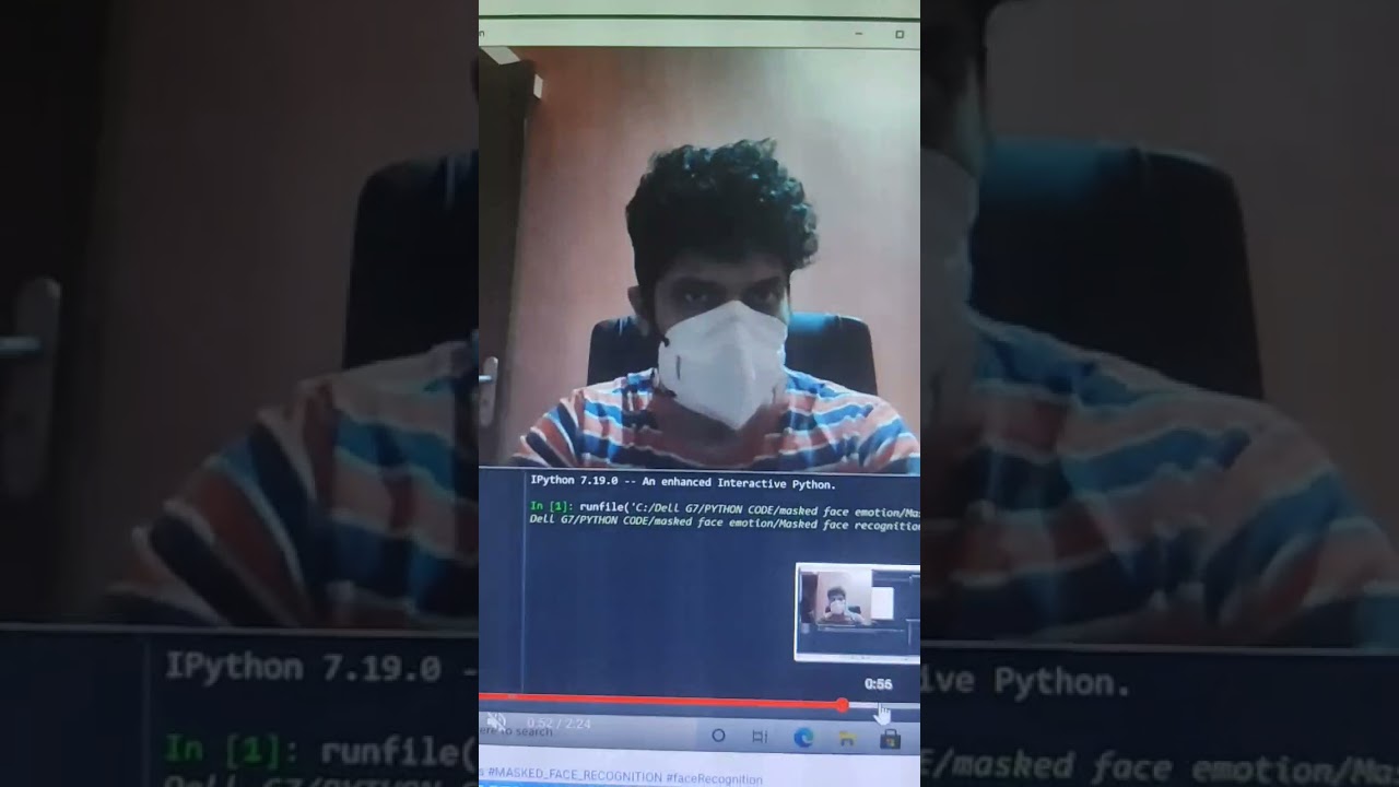 MASKED FACE RECOGNITION FOR SECURITY PURPOSES USING PYTHON
