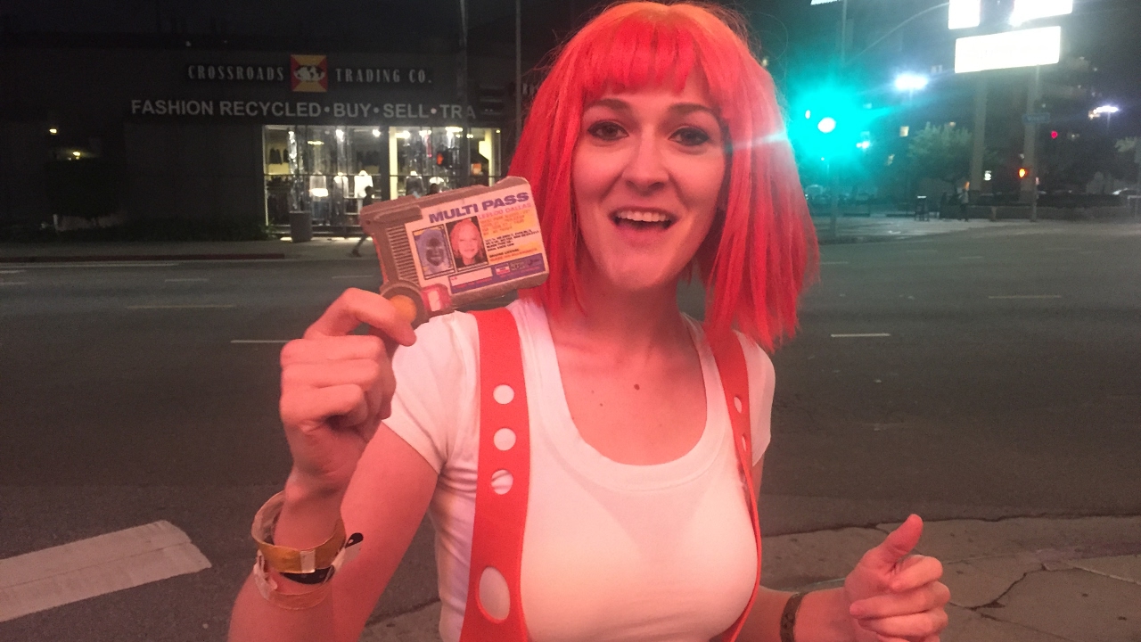 Leeloo Cosplay - The Fifth Element screening