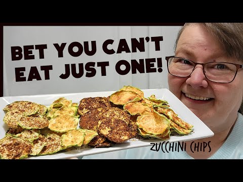DIY Zucchini Chips - Potato Chip Replacement! So good you can't eat just one!