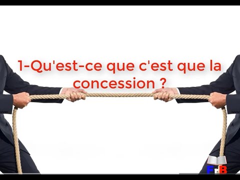 1-Qu'est-ce que c'est que la concession ?