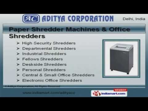 Trader - Retailer of Industrial Shredders & Departmental Shredders by ...