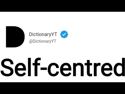 Self-centred Meaning in English
