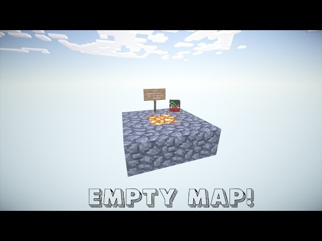 How To Make A Empty Map In Minecraft