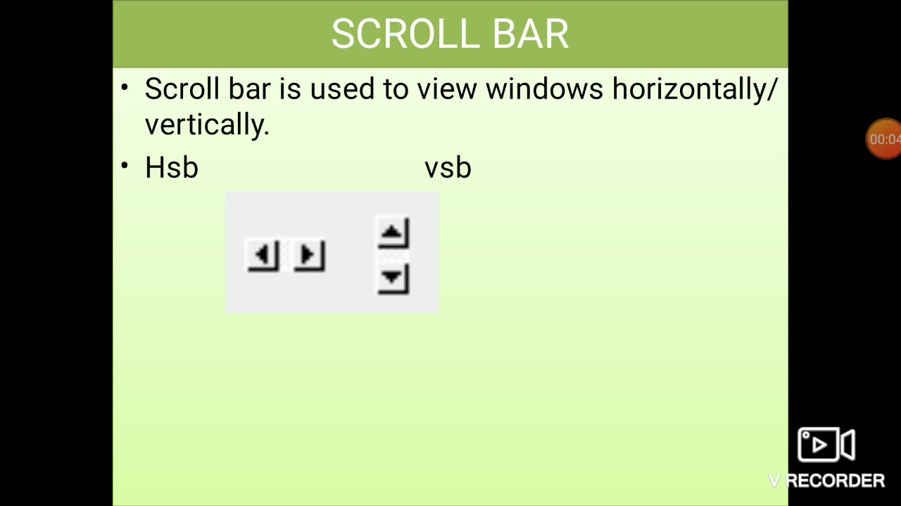 Scroll bar in visual Basic 6