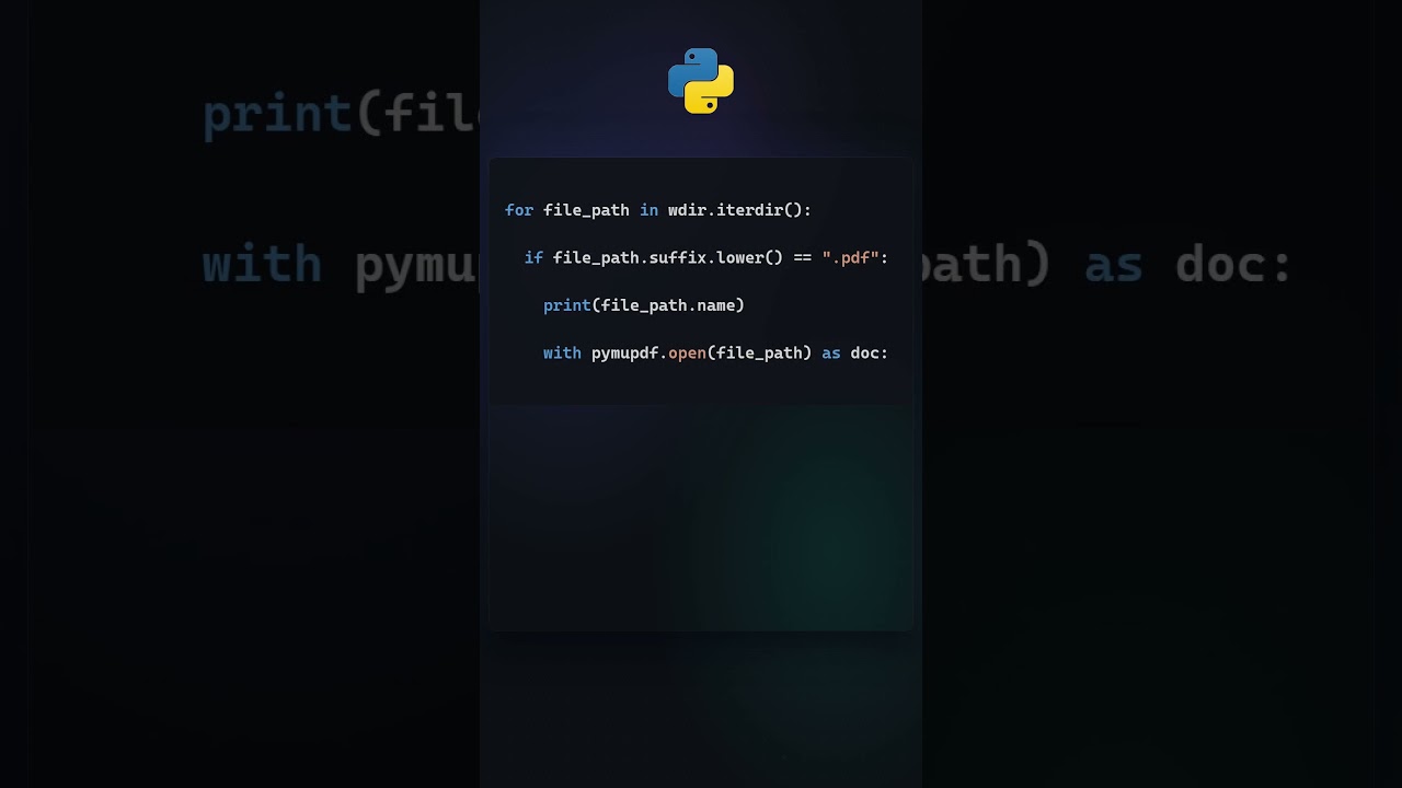 Search Multiple PDFs and Combine Matches into One File (Python Tutorial) #pdfautomation #pymupdf