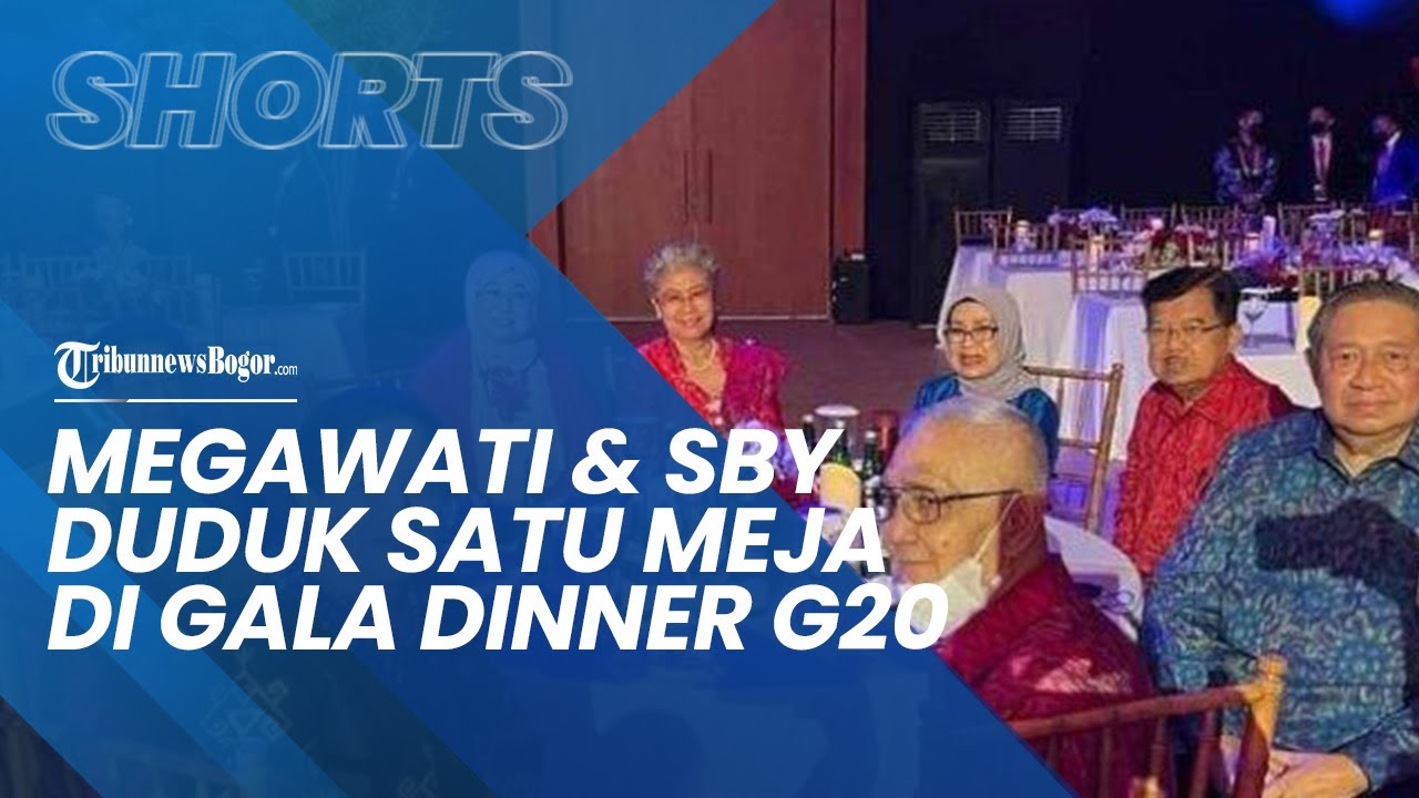 Momen Langka, SBY hingga Megawati Duduk Satu Meja pada Gala Dinner G20 Bali, Kompak Pakai Batik ...