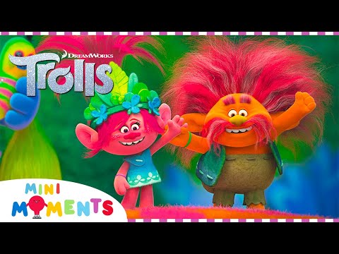A Troll-Tastic Adventure 🌈 💙 💖 | Trolls | Movie Moments | Mini Moments