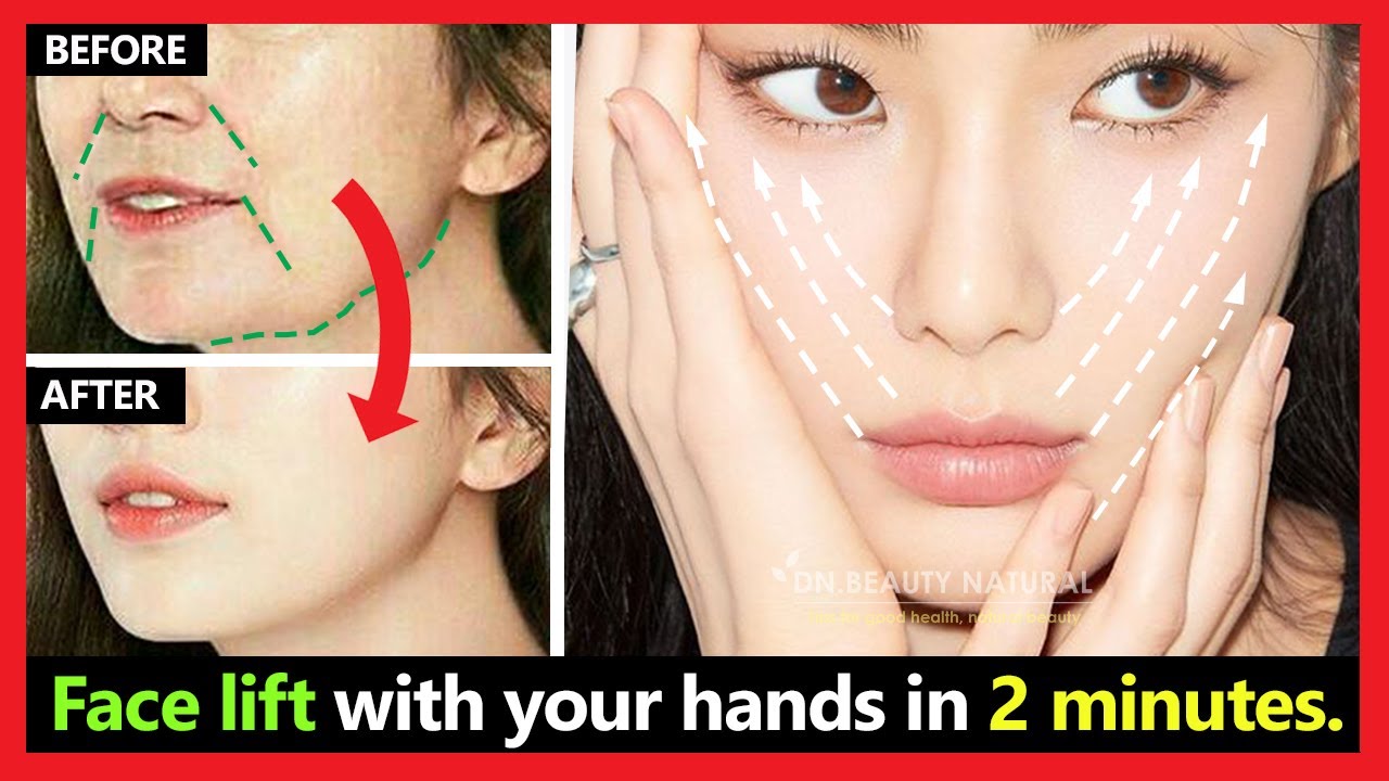 Face lift for beginners! Anti-aging, Young face, no wrinkles, slim face naturally (no surgery)