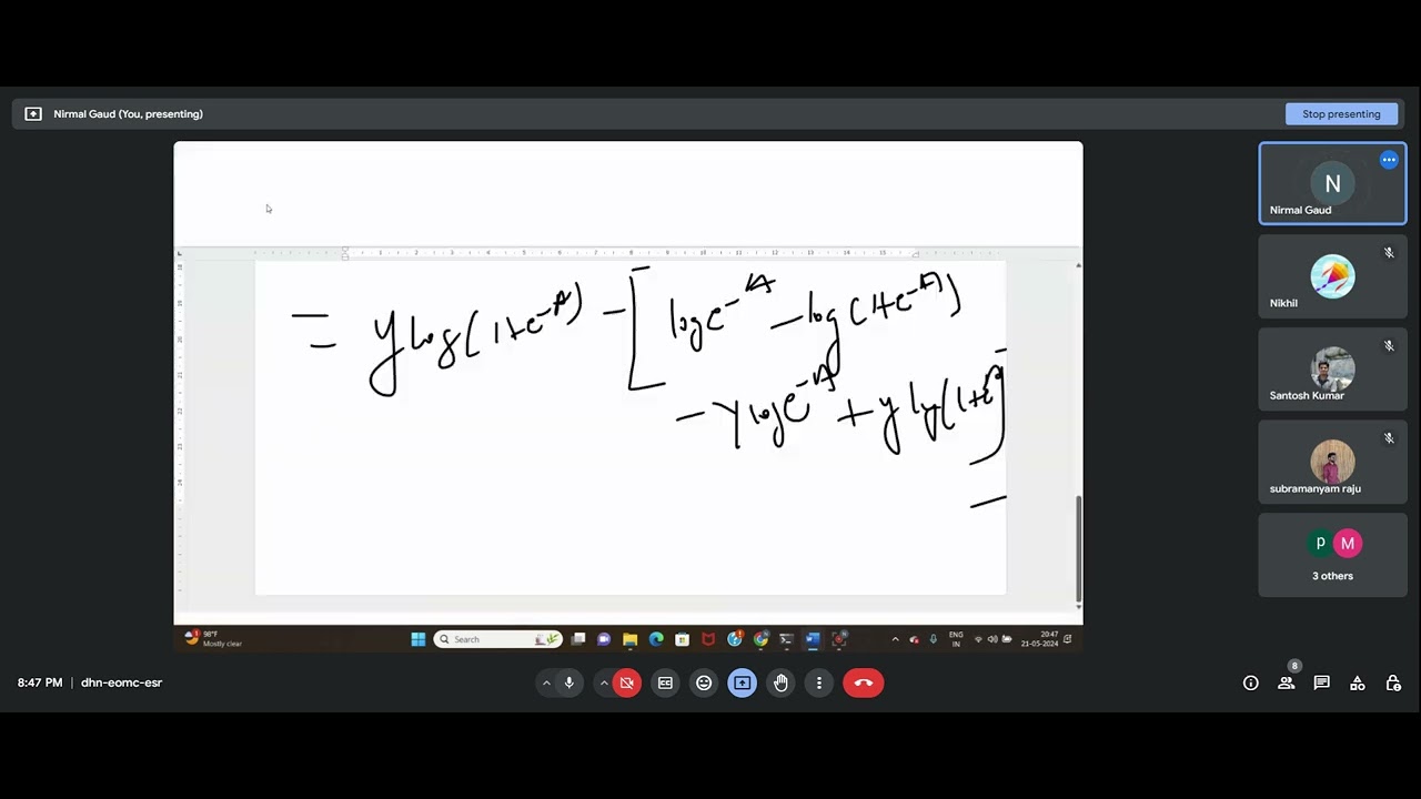 ML with Python Lecture - 80