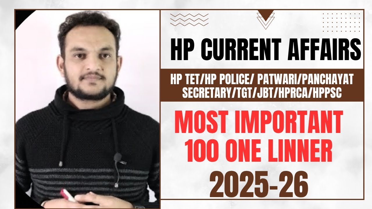 HP Current Affairs 100 Most Important Questions 2025-26 HP current affairs 2026 Quality learn Point 