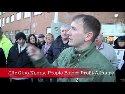 South Dublin County Council SIPTU workers protest against outsourcing ...